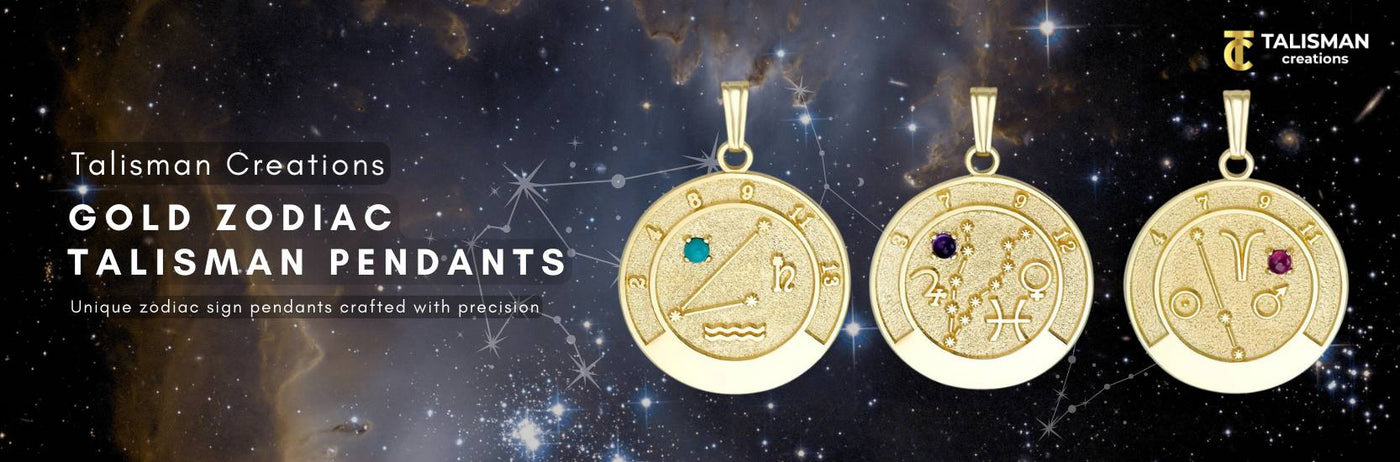 Zodiac Talisman Jewelry in 10K & 14K Gold | Talisman Creations